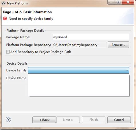 在sysbios中添加rtsc Platform时无法加载device Details 处理器论坛 处理器 E2e™ 设计支持