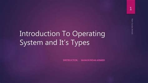 The Operating System Pres Jay Ppt