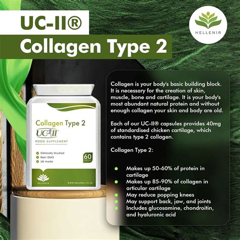 Uc Ii Collagen Type 2 40mg 60 Capsules For Joint Support Made In