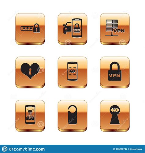 Set Password Protection Mobile And Face Recognition Please Do Not Disturb Eye Scan Heart