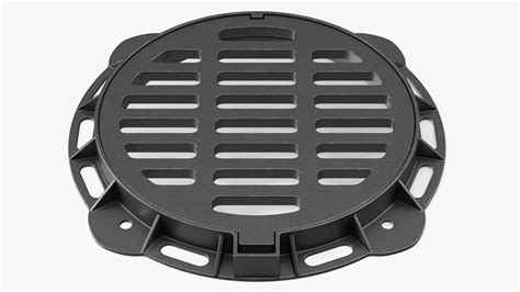 Sewer Manhole Cap New 3d Model 24 3ds Blend C4d Fbx Max Ma Lxo Obj Free3d