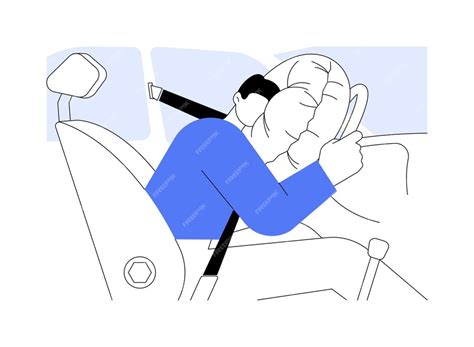 자동차 충돌 추상 개념 벡터 일러스트 레이 션 프리미엄 벡터