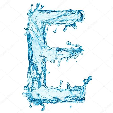 Letter E Water