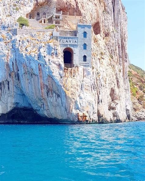 Destination Porto Flavia Is A Sea Harbor Located Near Nebida In