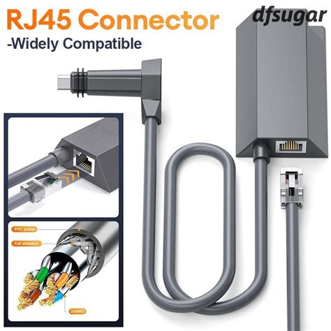 Jual Adaptor Ethernet Adaptor Antarmuka Jaringan Generasi Kedua Konektor Jaringan Komputer Df