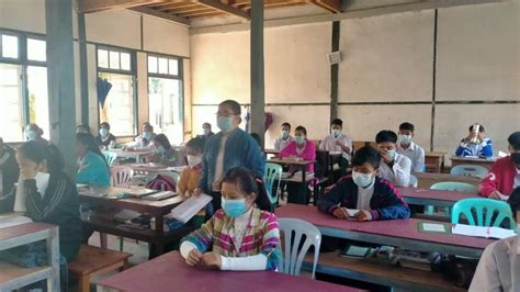 မိုင်းခတ်မြို့နယ်၌ အခြေခံပညာကျောင်းများတွင် ကျောင်းသား၊ ကျောင်းသူများ အေးချမ်းစွာ ပညာသင်ကြားလျက