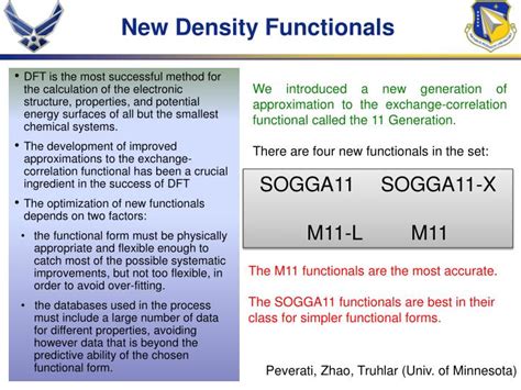 Ppt New Density Functionals Powerpoint Presentation Free Download