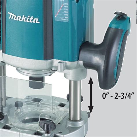 Makita 3 14 Hp Plunge Router With Variable Speed Rp2301fc Acme Tools