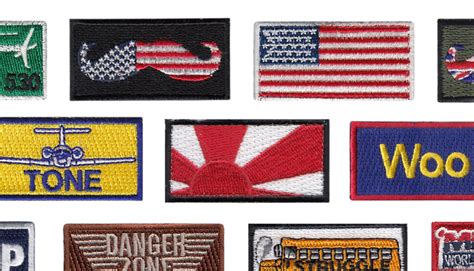 Custom Morale Pencil Patches For Military And Aviation Units
