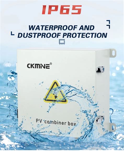 Ckmine індивідуальний сонячний комбінер бокс 6 рядків 63a 1000v Dc