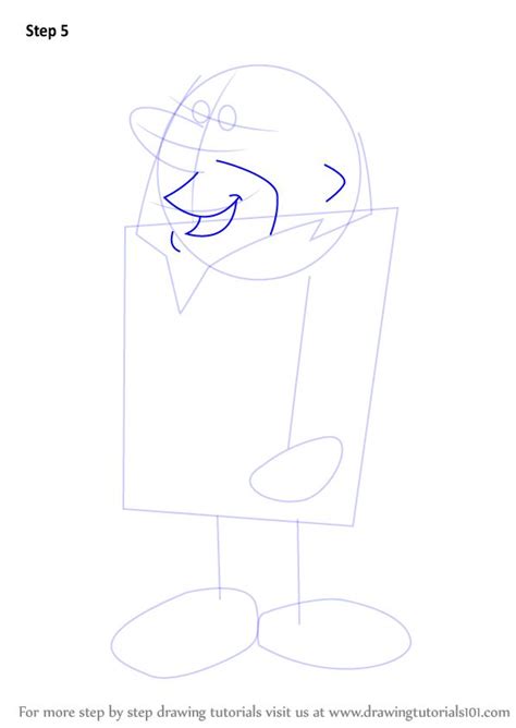 Step By Step How To Draw Barney Rubble From The Flintstones DrawingTutorials101 Com Desenhos