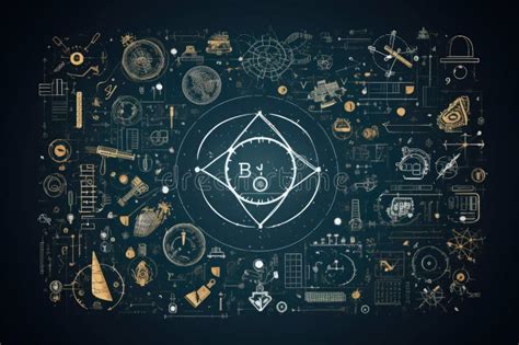 Chalkboard Inscribed With Scientific Formulas And Calculations In Physics And Mathematics Stock