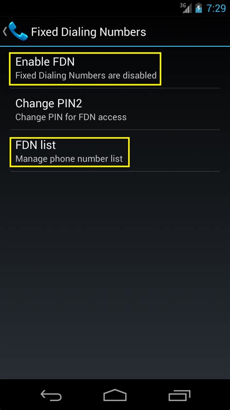 Android Fixed Dialing Number FDN How To Create List Of Allowed Numbers Programmatically