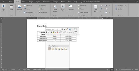 How To Insert Excel Into Word Clickup