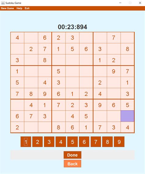Github Zsanett Sudoku Game Sudoku Game Using Java And Java Swing