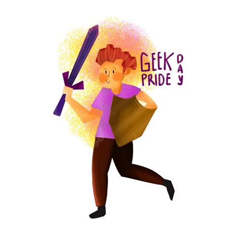 Geek Clipart Hd PNG Geek Pride Day Sword Geek Pride Play PNG Image For Free Download