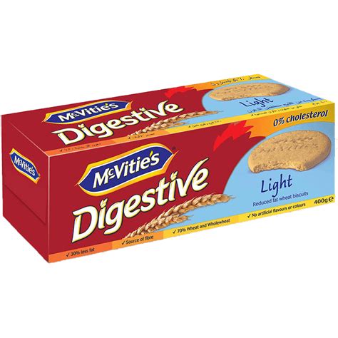 بسكويت لايت دايجستف ماكفيتيز 400جم البقالة