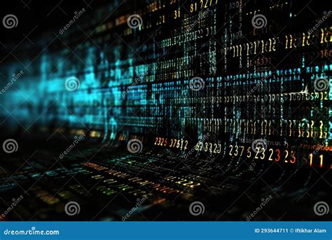 programming code abstract technology background 3d rendering abctract