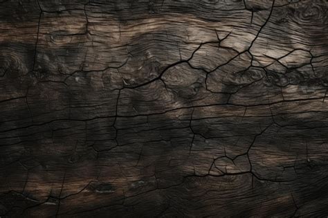Premium Ai Image A Tree Trunk With A Crack In It And The Word