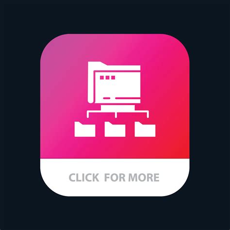 Folder Folders Network Computing Mobile App Icon Design 13144499 Vector