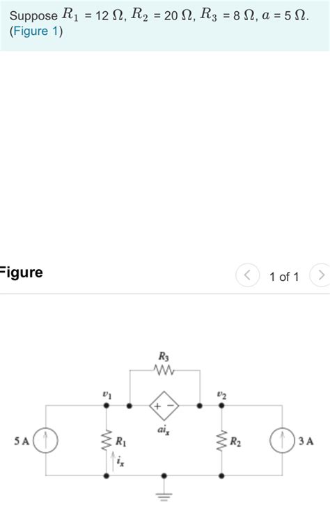 Solved Suppose R1 12 Ω R2 20 Ω R3 8 Ω A 5 Ω 1