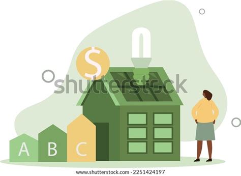 Character Calculating Household Utility Bill Home Stock Vector Royalty Free 2251424197