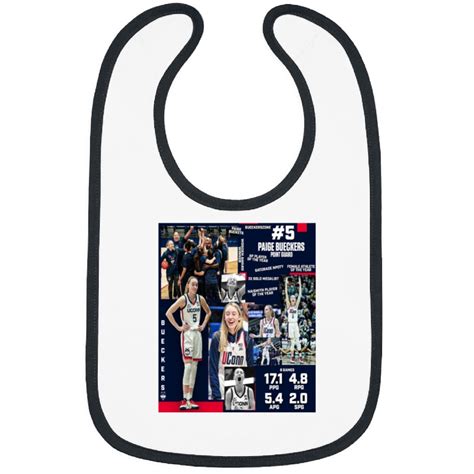 Paige Bueckers Bibs One Size Whiteblack Sold By Shirtgirlproblems Sku 145506544 Printerval