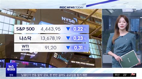 인플레이션 우려‥뉴욕증시 하락 마감