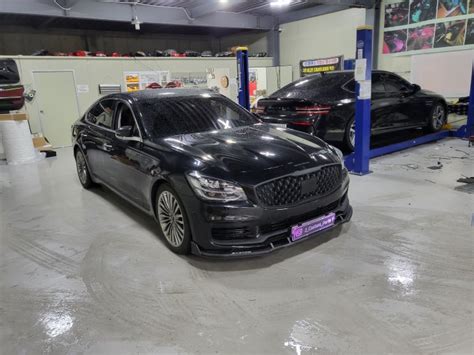 더k9바디킷튜닝 제이커스텀파츠에서 더k9 바디킷 커스텀 튜닝 했어요~ 프론트프론트 컵윙으로 대형 세단차량이 더욱 자세로~ 네이버 블로그