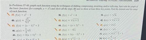 Solved In Problems 37 60 Graph Each Function Using The