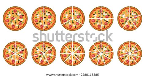 Pizza Para Colorear Fracciones