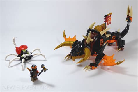 Lego Ninjago Review Cole S Earth Dragon Evo Nya S Water Dragon Evo New