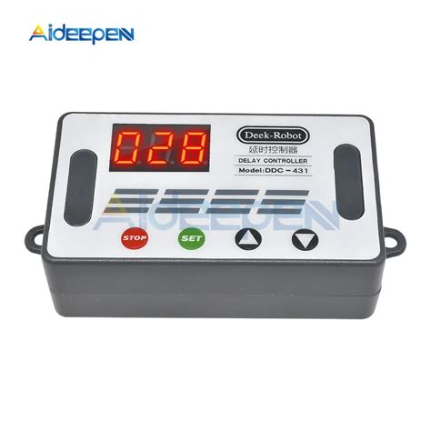 DC V Digital Display Time Relay Module Time Delay Relay Timer Relay Aideepen
