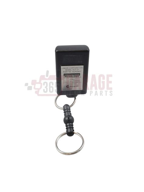 Linear Act A Mhz Megacode Channel Key Ring Transmitter Garage Door Parts Professional