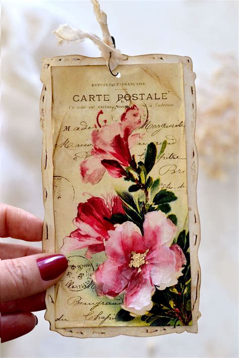 3d Paper Crafting Flower Tags Скрапбук