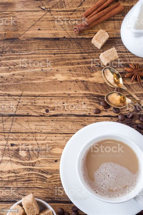 컵 커피 갈색 설탕 및 계 피 나무 배경에 아니 스와의 공간 복사 2명에 대한 스톡 사진 및 기타 이미지 2명 가정 주방 가정의 방 Istock