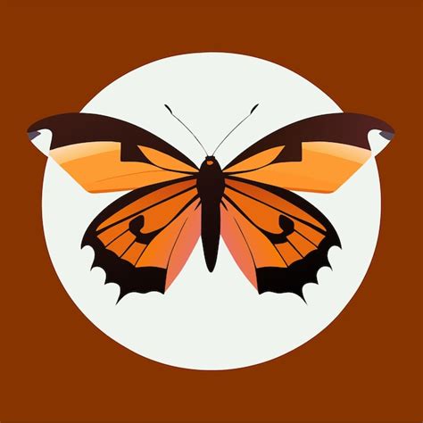 Premium Vector Graceful Monarch Butterfly Wing Pattern
