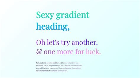 Css Background Clip Sexy Gradient Filled Text