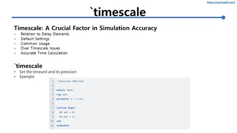09 03 `timescale` And `defaultnettype` 설계독학s Verilog Hdl 완전 정복