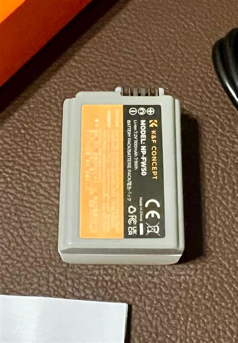 Sony NP FW50 Battery And Charger With Type C Fast Charging 2 Battery KENTFAITH