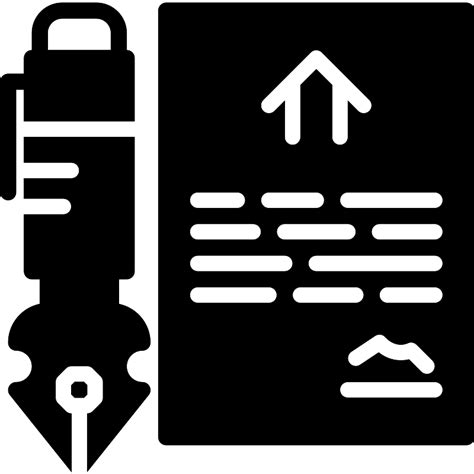 Contract Vector SVG Icon SVG Repo