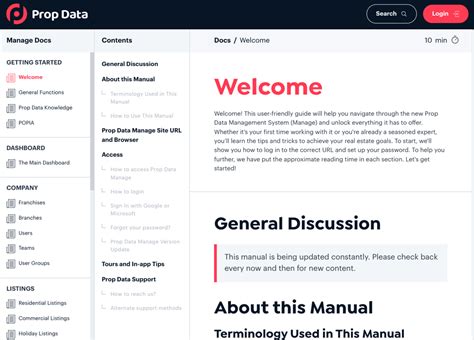 Prop Data Manage Online Manual