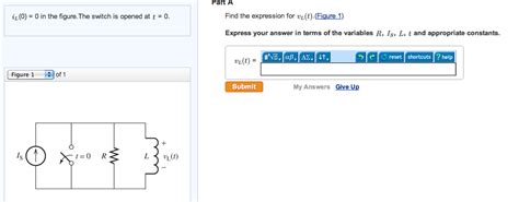 Solved Find The Expression For VL T Figure 1 Express Chegg Com