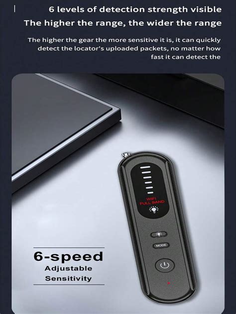 1pc Hidden Camera Detector Anti Spy Camera Detector Insect Detector Gps Tracker Detector Rf