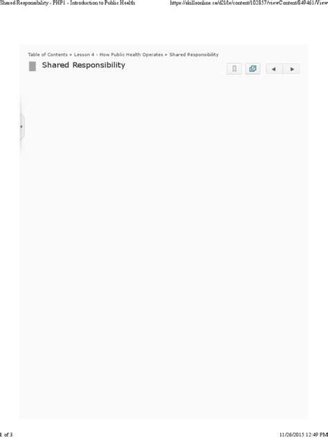 php1 introduction to public health shared responsibility pdf