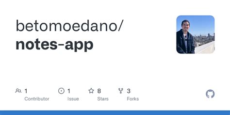 GitHub Betomoedano Notes App
