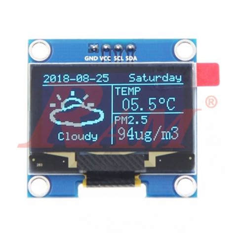 Oled 1 3 4pin Lcd Display Module I2c Iic Communicate Ram Electronics Website