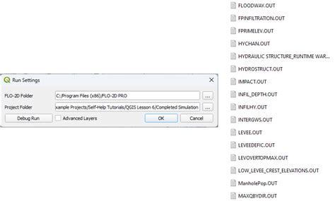 Flo 2d Plugin Settings — Flo 2d Tutorials Documentation