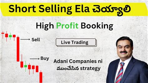 Short Selling In Telugu Trading For Beginners Youtube