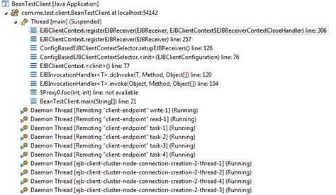 EJB Call Hangs Client JBoss Org Content Archive Read Only
